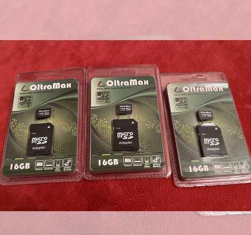 Карта памяти oltramax micro sd 16 gb