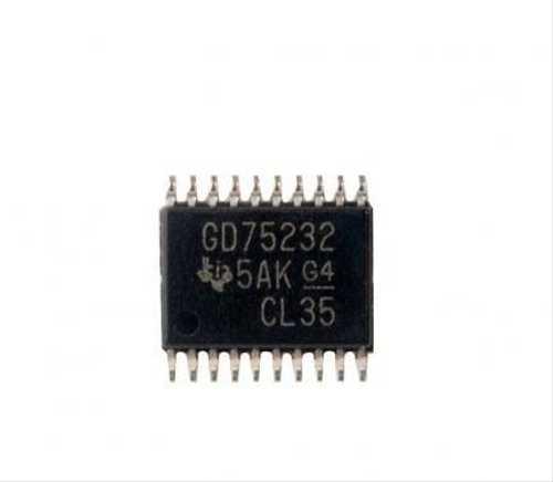 Микросхема interface gd75232pwr tssop-20 gd75232pw