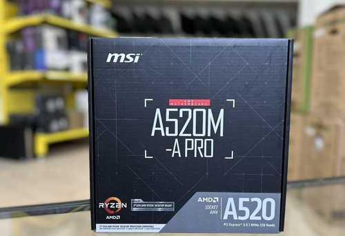 Материнская Плата MSI a520m-A Pro Сокет AM4