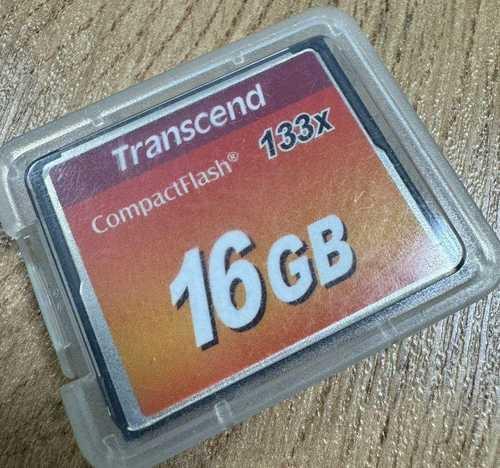 Карта памяти Transcend Compact Flash 16 гб