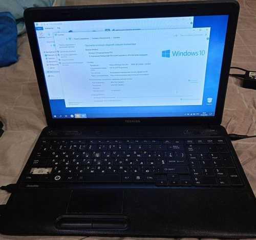 Ноутбук toshiba satellite C655