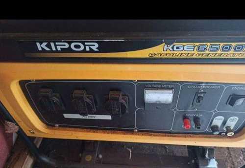 Бензиновый генератор однофазный Kipor 6500