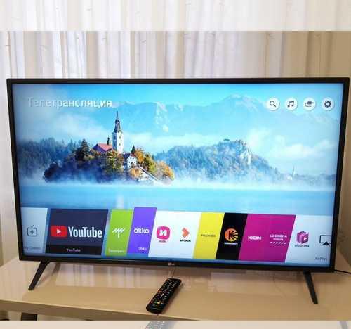 4K SMART TV, LG 43" 109 см (43UK6200PLA 2021 год)