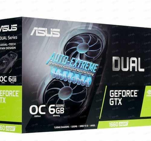 Видеокарта asus GeForce GTX 1660 super Dual EVO