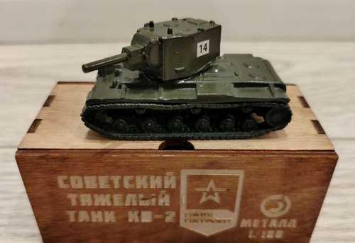 Модель танка кв-2, металл