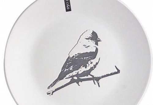 Тарелка керамическая 27см с принтом Bird