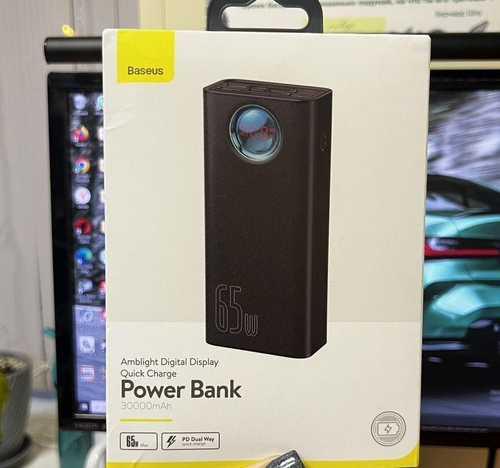 Повербанк baseus 65Вт 30000мАч Power Bank