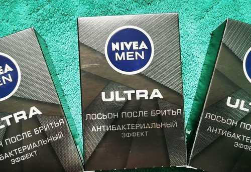 Лосьон после бритья nivea mеn ultra новый