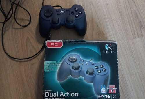 Геймпад проводной Logitech Dual action