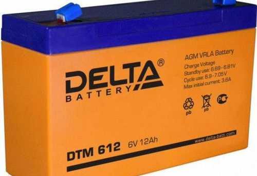 АКБ (6V/12Ah) delta DTM 612