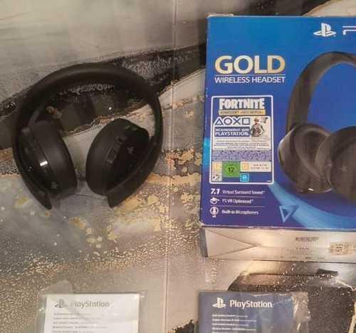 Наушники sony ps4 gold