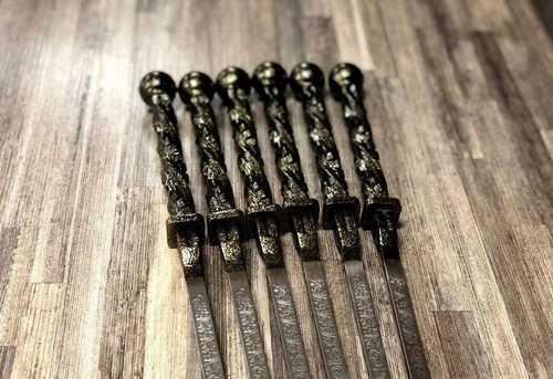 Шашлычные шампура / шампура с коваными ручками
