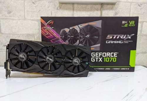 Видеокарта gtx 1070 8gb asus strix