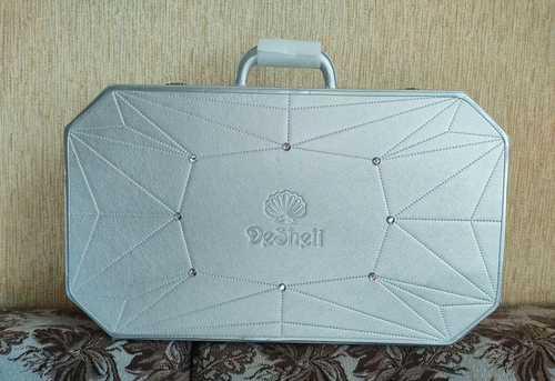 Кейс DeSheli (чемодан) для косметики, новый