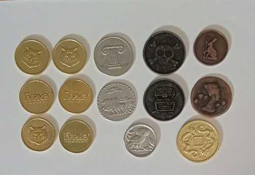 Монеты из магнита "Золото магнитного моря"