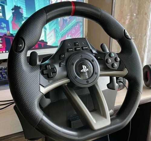 Игровой руль hori racing wheel apex