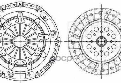 FR 2612 к-кт сцепления без подшипника JAC J7 1