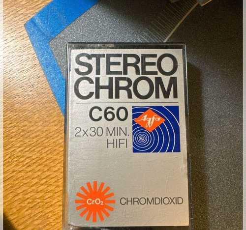 Аудиокассета Agfa StereoChrom C60 Germany