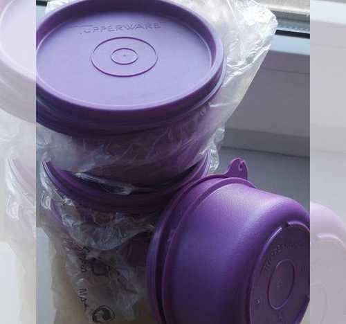 Посуда Tupperware фиолет. Блюда для хранения