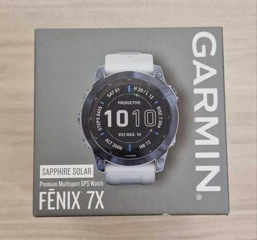 Часы Garmin Fenix 7x Sapphire Solar