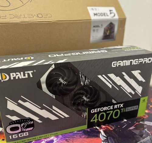 Видеокарта Palit RTX 4070 Ti super GamingPro OC