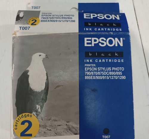 Картридж epson black t007