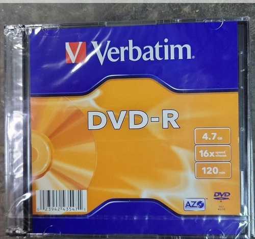 Диск dvd-r Verbatium