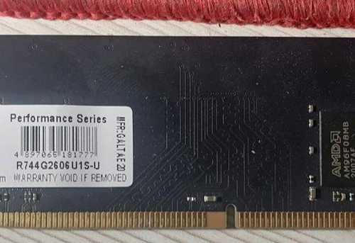 Оперативная память DDR4 4GB x 2 AMD