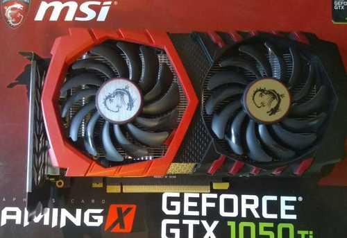 Видеокарта MSI GeForce GTX 1050 TI gaming X 4G