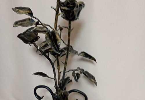Кованные розы ручной работы 3 шт