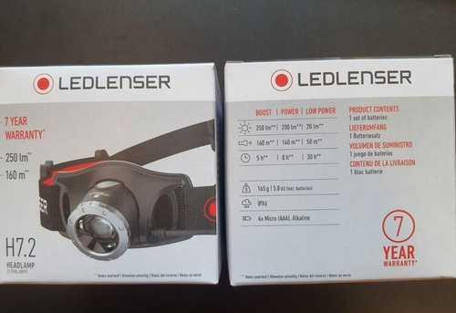 Налобный фонарь LED lenser H7.2