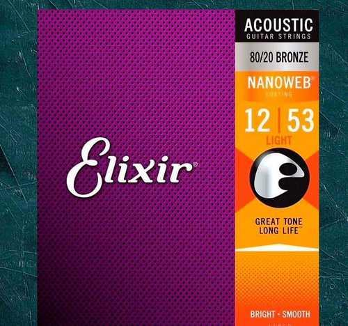 Elixir 11052 Nanoweb Light Acoustic