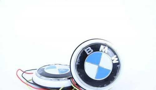Эмблема BMW с подсветкой и интегриров поворот