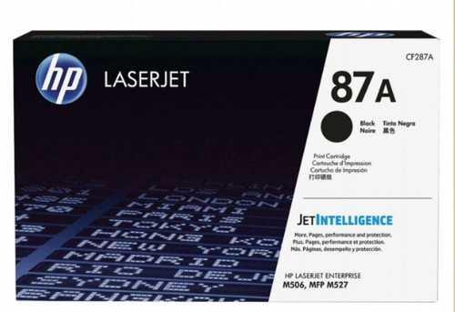 Картридж лазерный HP (CF287A) LaserJet оригинал