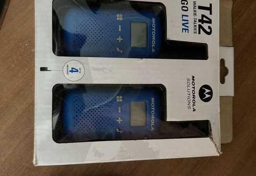 Рация Motorola Talkabout T42 blue