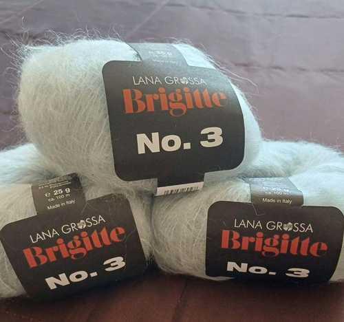 Пряжа Brigitte3 LanaGrossa 3мотка 43гр