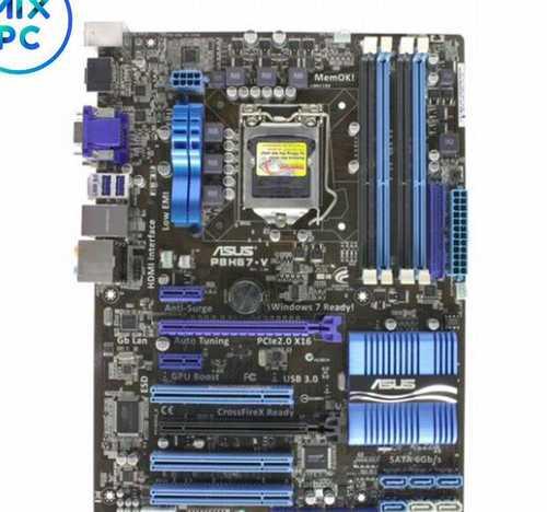 Материнская плата LGA1155 Asus P8H67-V Б.У