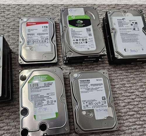 Жёсткие диски 1TB 2TB