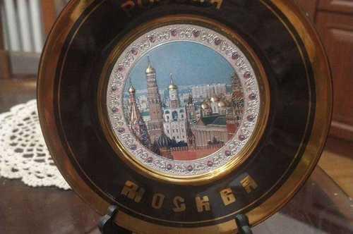 Тарелка сувенирная город Москва