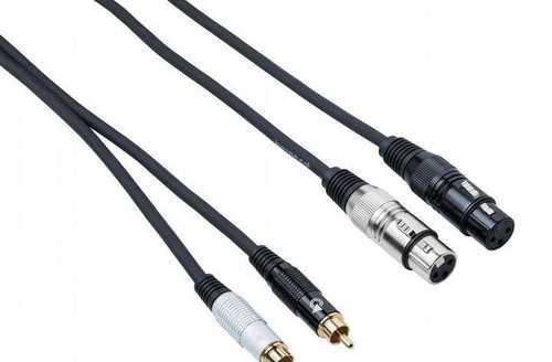 Кабель межблочный 2XLR-2RCA Bespeco EAY2F2R300 3 m