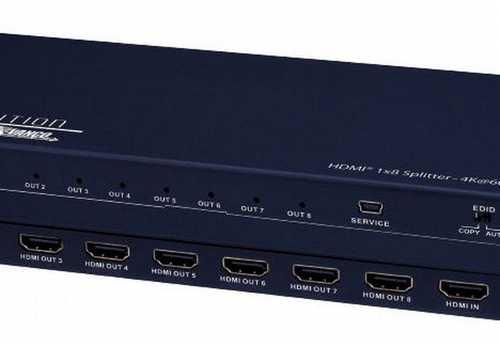 Сплиттер hdmi 4K 1x8 Vanco Evsp4K18