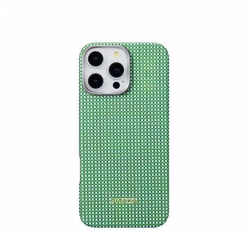 iPhone 16 Pro. Pitaka MagEZ Case 6 Forest Green