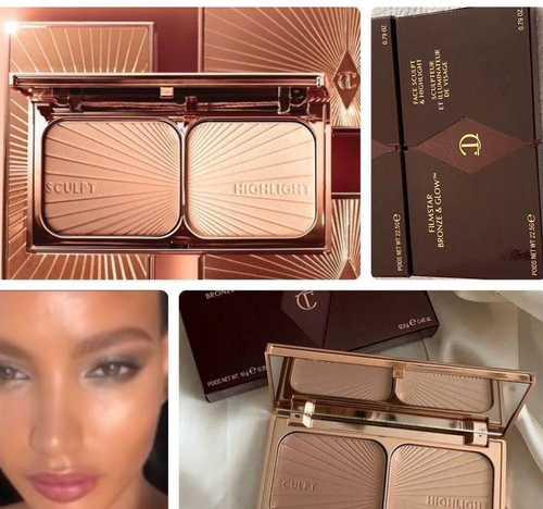 Палетка charlotte tilbury filmstar bronze glow