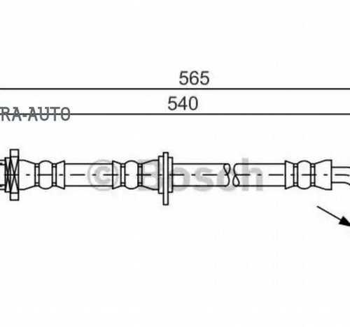 Bosch 1987481561 Тормозной шланг