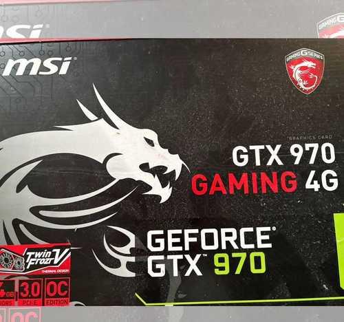 Видеокарта GTX 970 4 gb