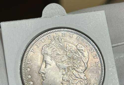 1 доллар Моргана 1887г, монета серебро