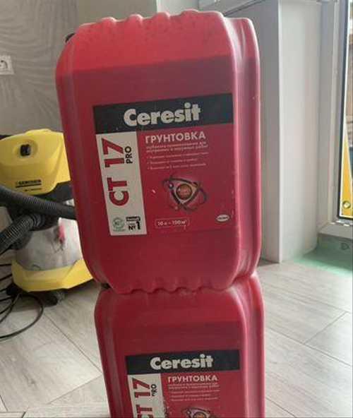 Грунтовка ceresit ct 17