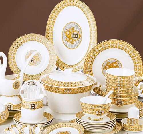 Столовый сервиз Hermes из 60 предметов