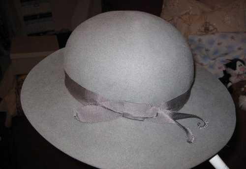 Шляпа велюровая