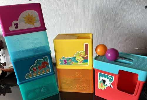 Сортеры и пирамидки Playskool, plantoys